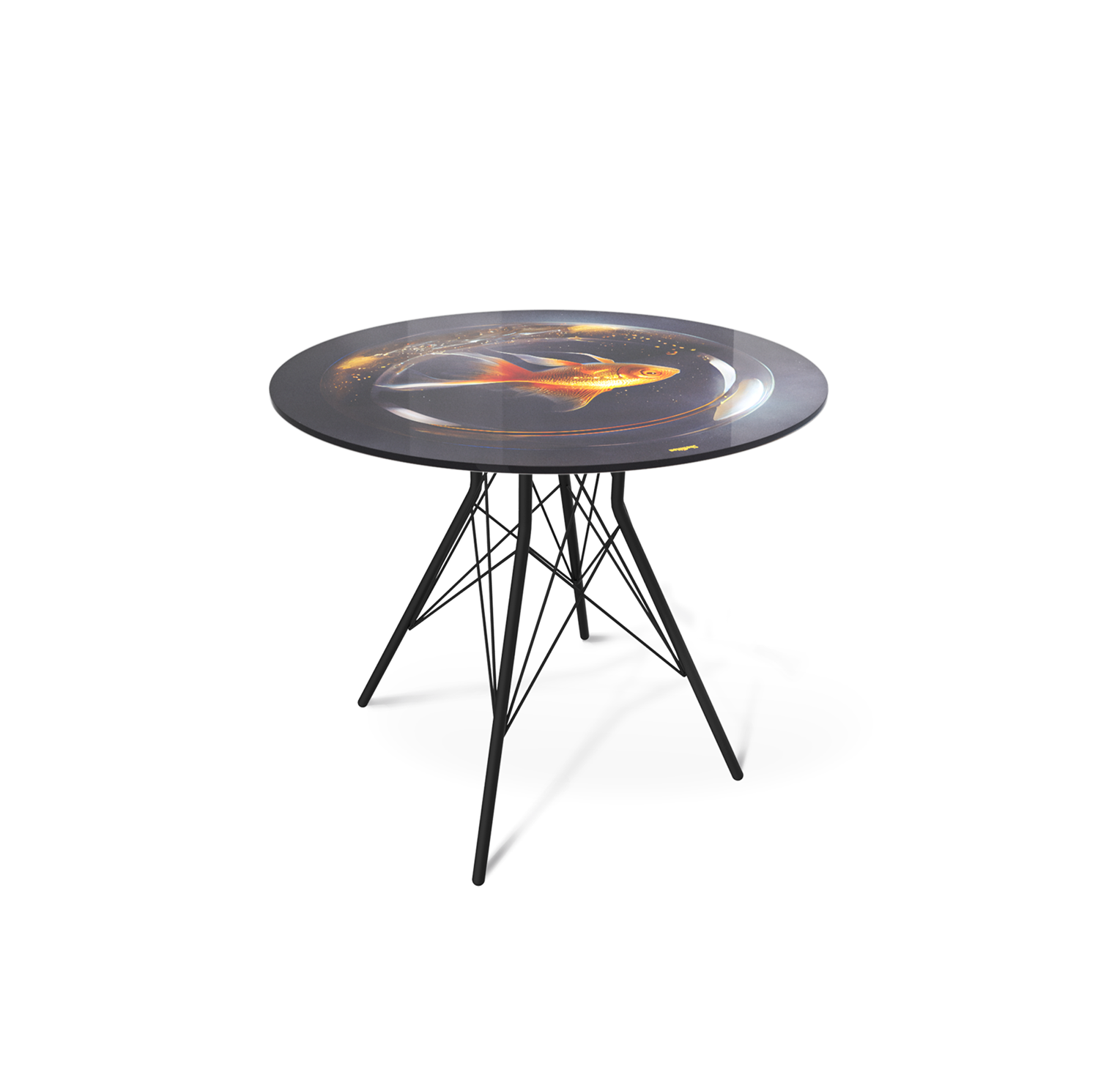 Стол обеденный SHT-TU2-1 / SHT-TT32 80 стекло/МДФ (лунная ночь/черный муар) в Астане купить с ...