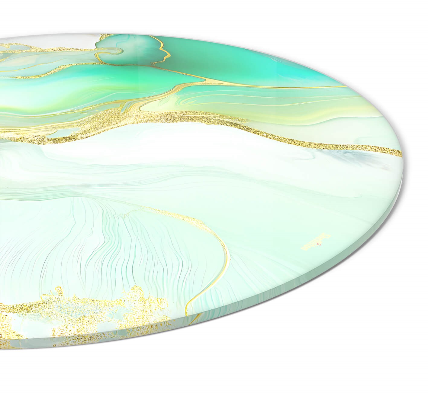 Обеденный стол SHT-TU34-P / SHT-TT32 80 стекло/МДФ (лазурно голубой/черный муар) в Астане купить ...