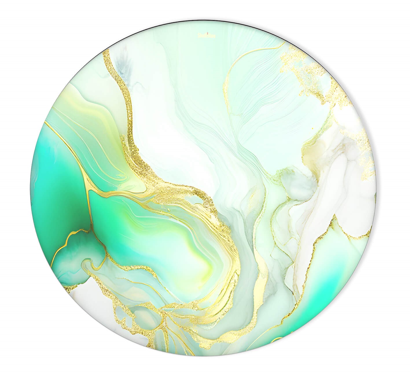 Обеденный стол SHT-TU34-P / SHT-TT32 80 стекло/МДФ (лазурно голубой/черный муар) в Астане купить ...